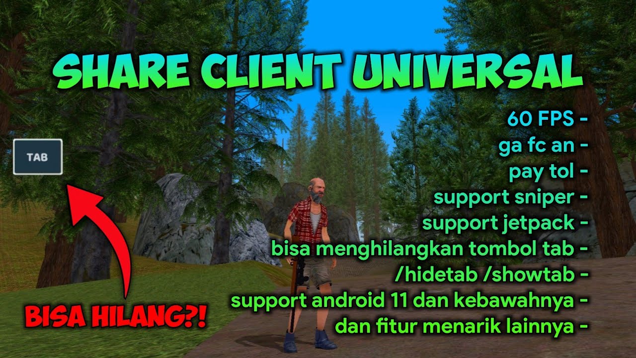 Share Client Universal Keren, BISA MENGHILANGKAN TOMBOL TAB!!! | GTA ...