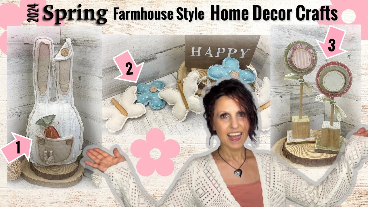 DIY Spring Crafts | DIY Farmhouse Spring Crafts | DIY Spring Home Decor ...
