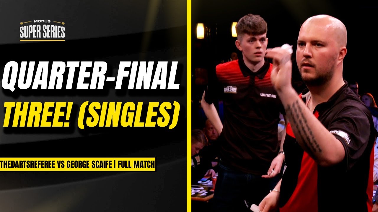 TheDartsReferee 🆚 George Scaife | Full Match - YouTube