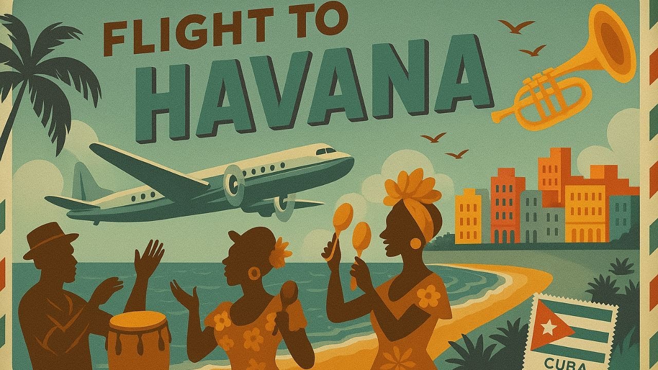 Flight to Havana: Afro Cuban Jazz & Salsa - YouTube