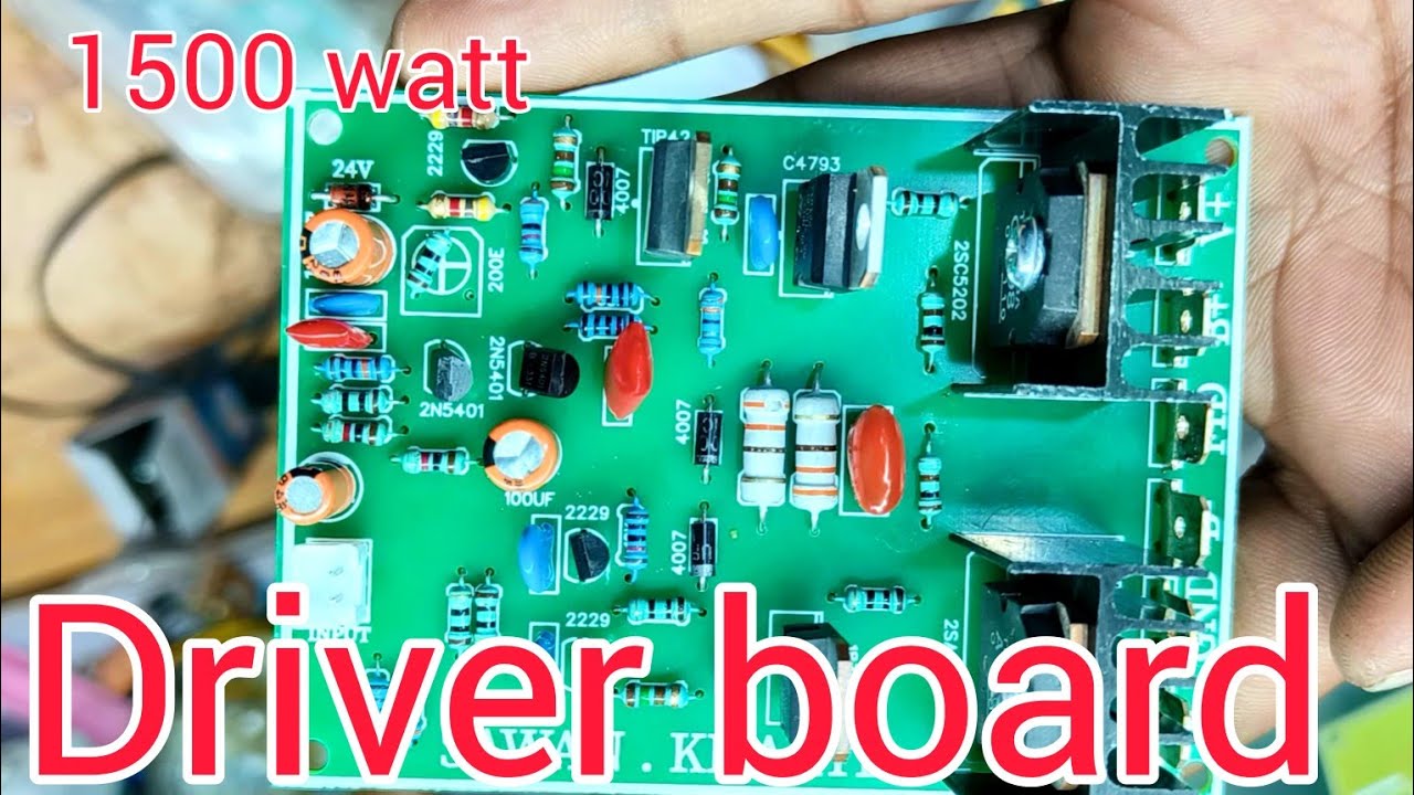 CLASS AB DRIVER board 1500 Watt - YouTube