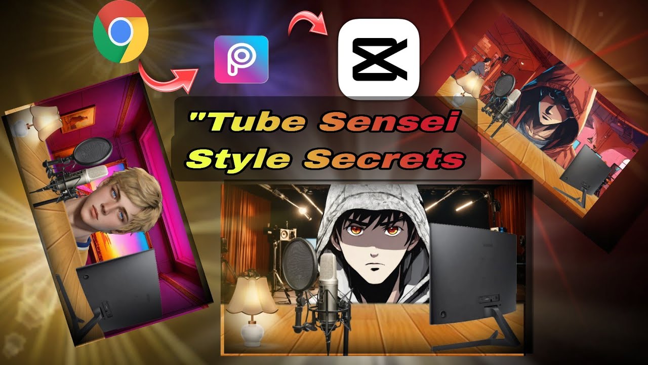 How to Make Cartoon Characters Like Tube Sensei | Step-by-Step Guide # ...