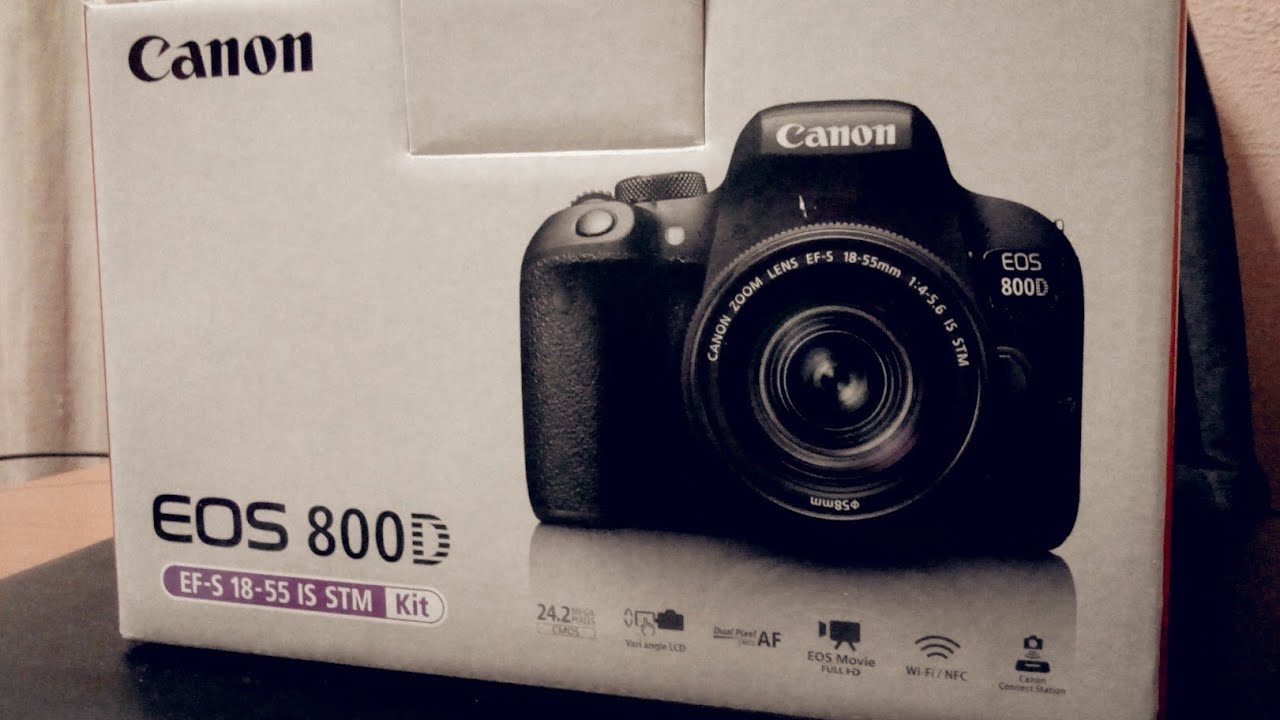 Canon EOS 800D - Unboxing - YouTube