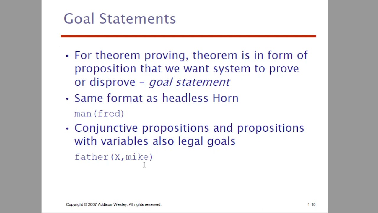 Logic Programming Languages Basic Elements Of Prolog Applications Of Logic Programming Languages Basic Elements Of Prolog Applications Of