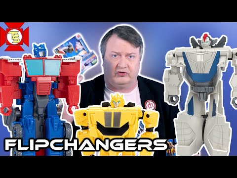3 TRANSFORMERS EARTHSPARK Flip Changers Review