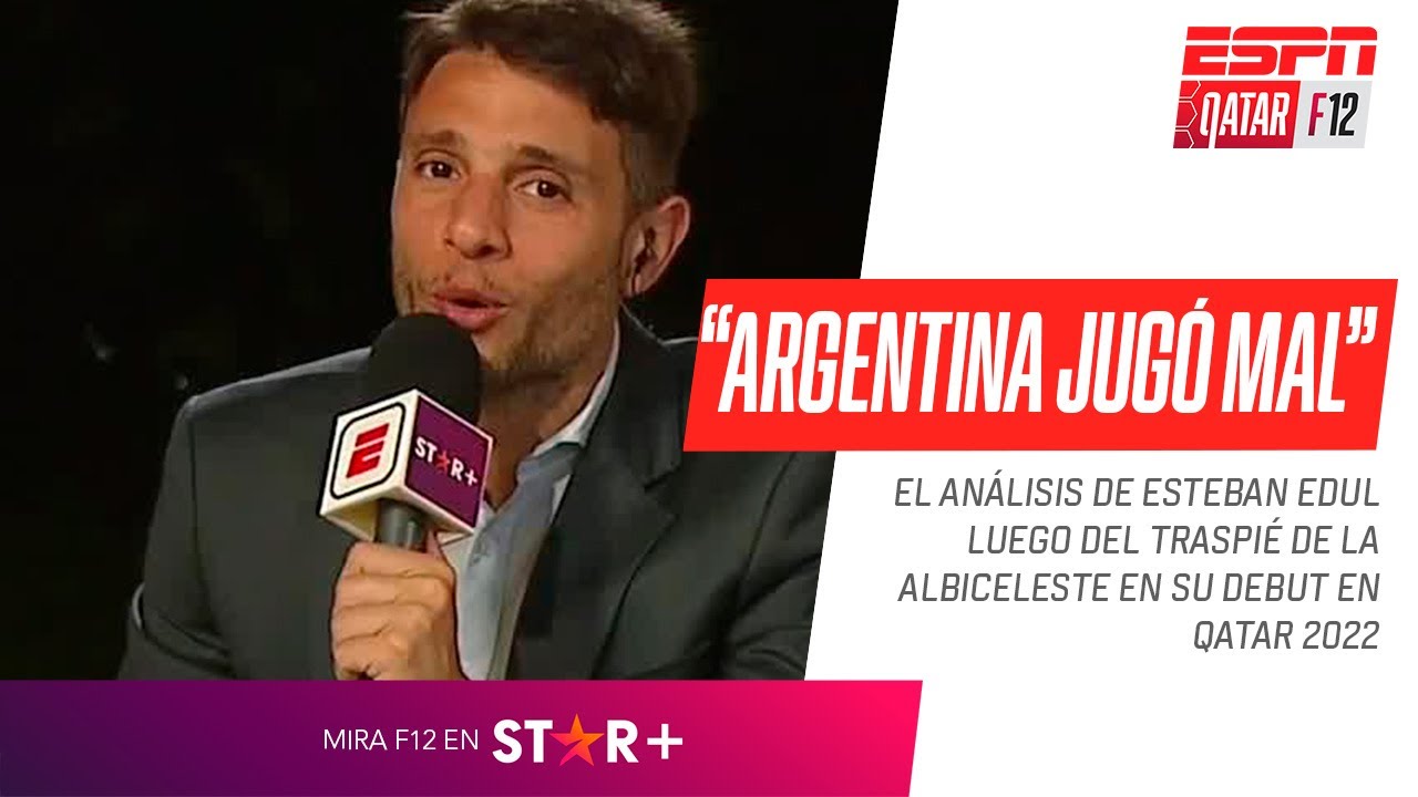 "#ARGENTINA JUGÓ MAL": Esteban Edul y su ANÁLISIS tras la derrota en el ...