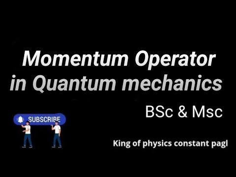 Momentum Operator in Quantum mechanics ! #momentumoperator # ...