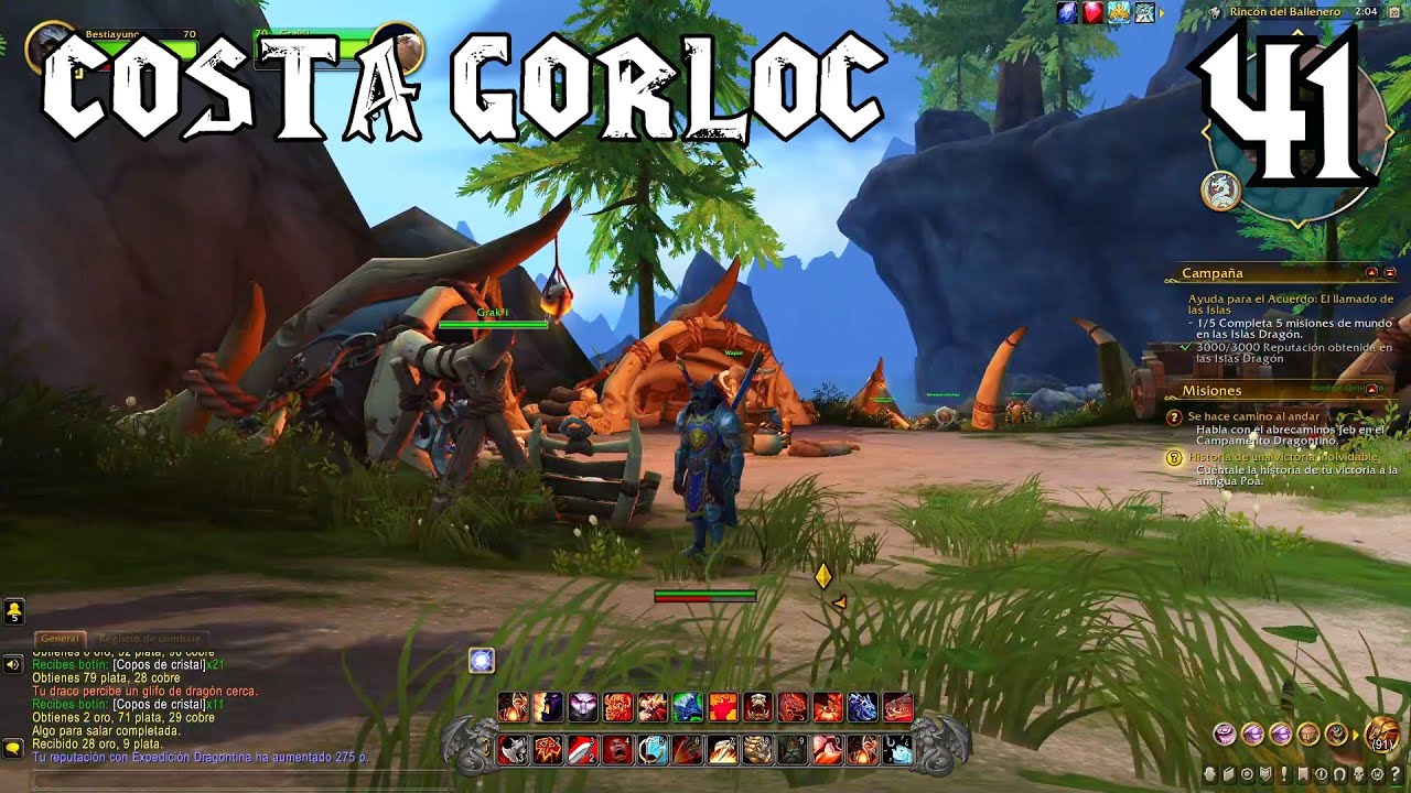 World of Warcraft Dragonflight español latino (41) - Costa Gorloc - YouTube