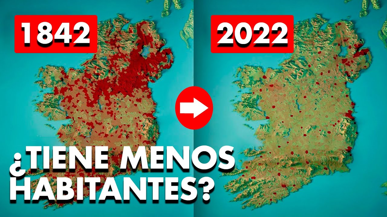 ¿Por qué Irlanda tiene menos habitantes que hace 200 años? - YouTube