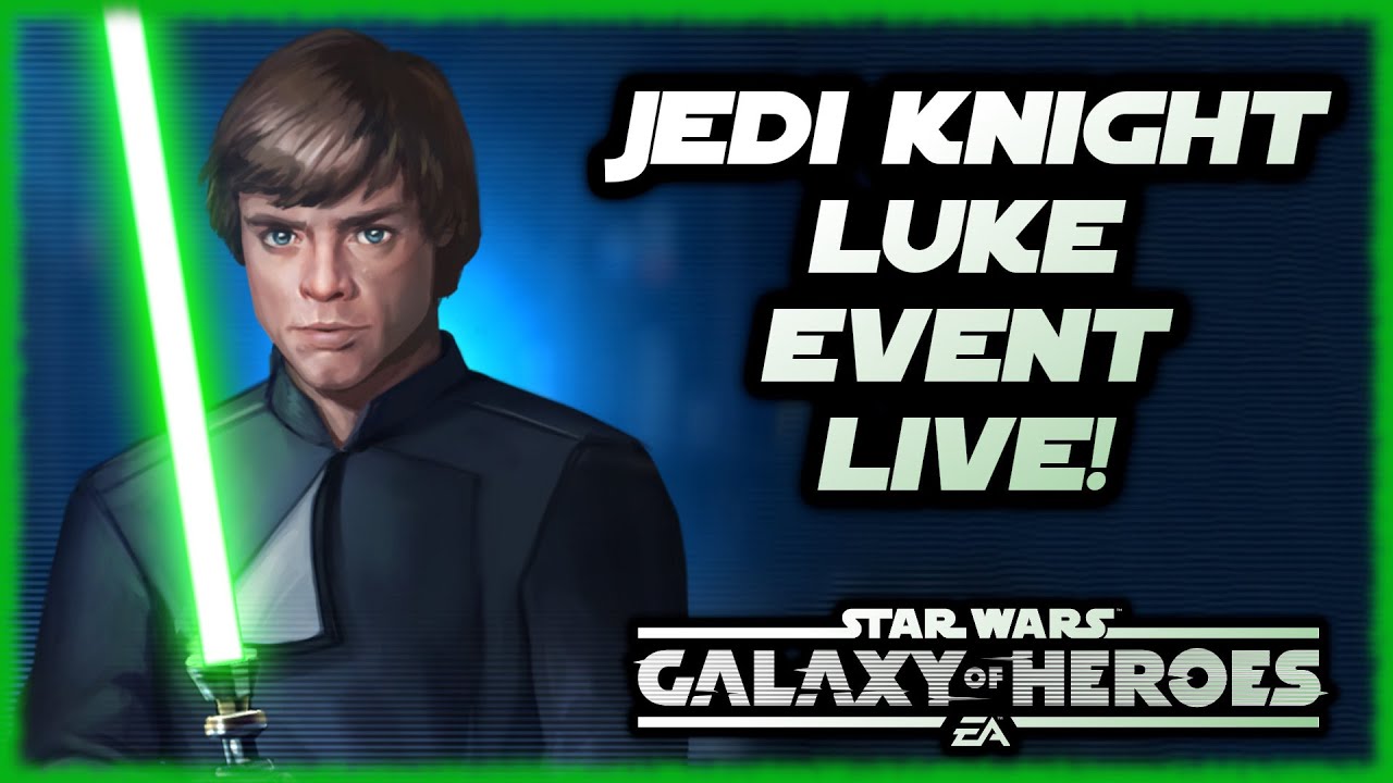 SWGOH Live! Jedi Knight Luke Skywalker Journey! - YouTube