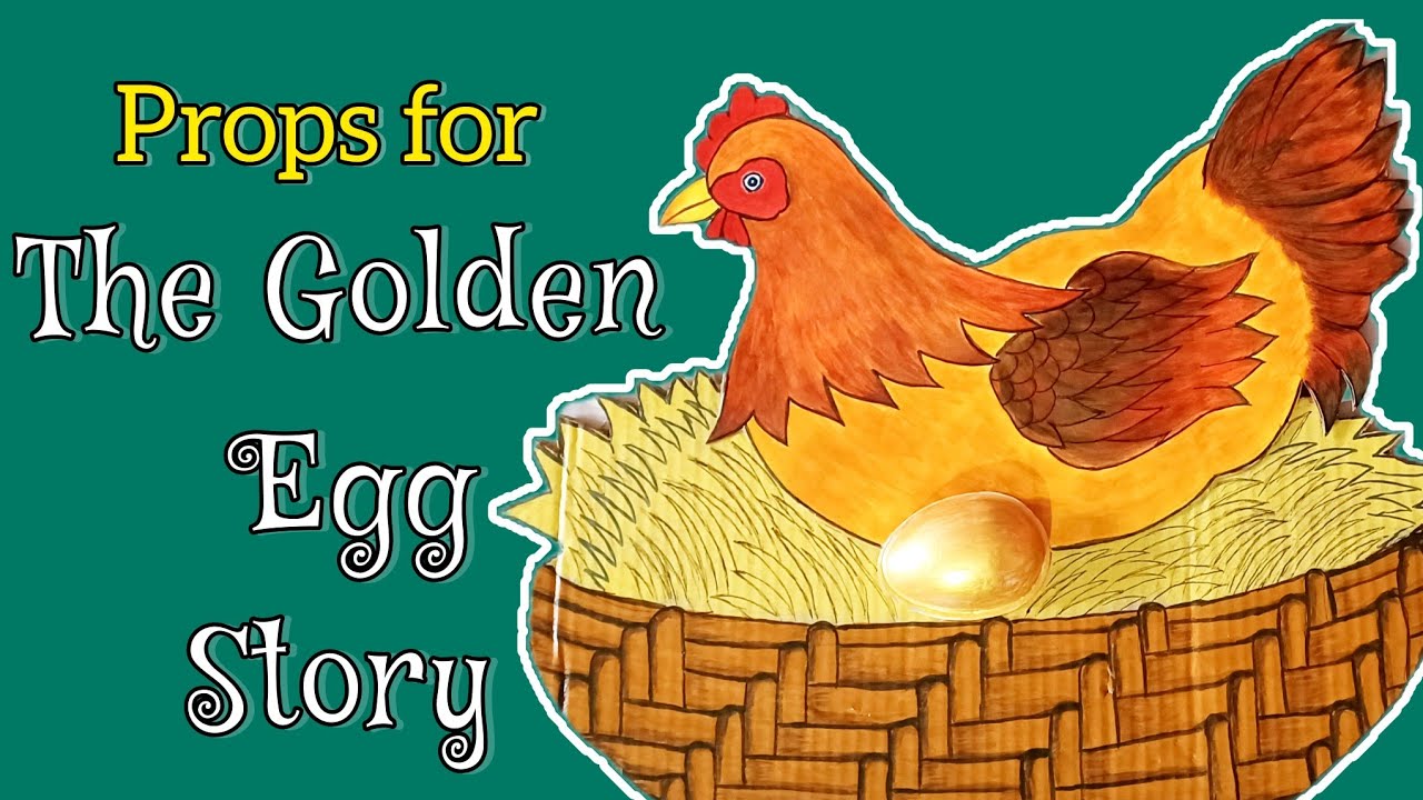 How to Make Props for The Golden Egg Story || Props Making Ideas for ...