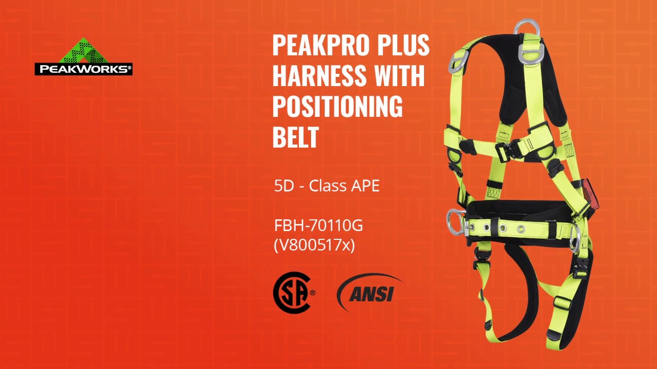PeakWorks PeakPro Plus Harness - YouTube