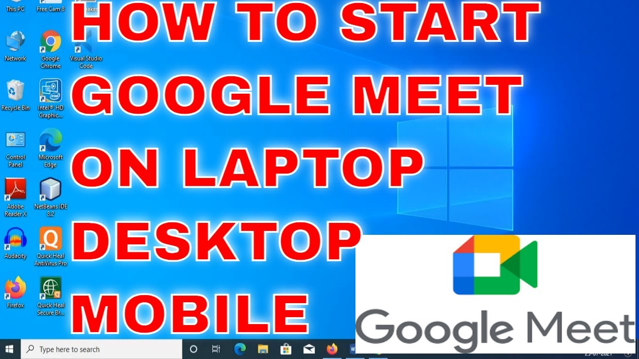 How to start Google Meet on laptop, mobile | Google Meet - YouTube