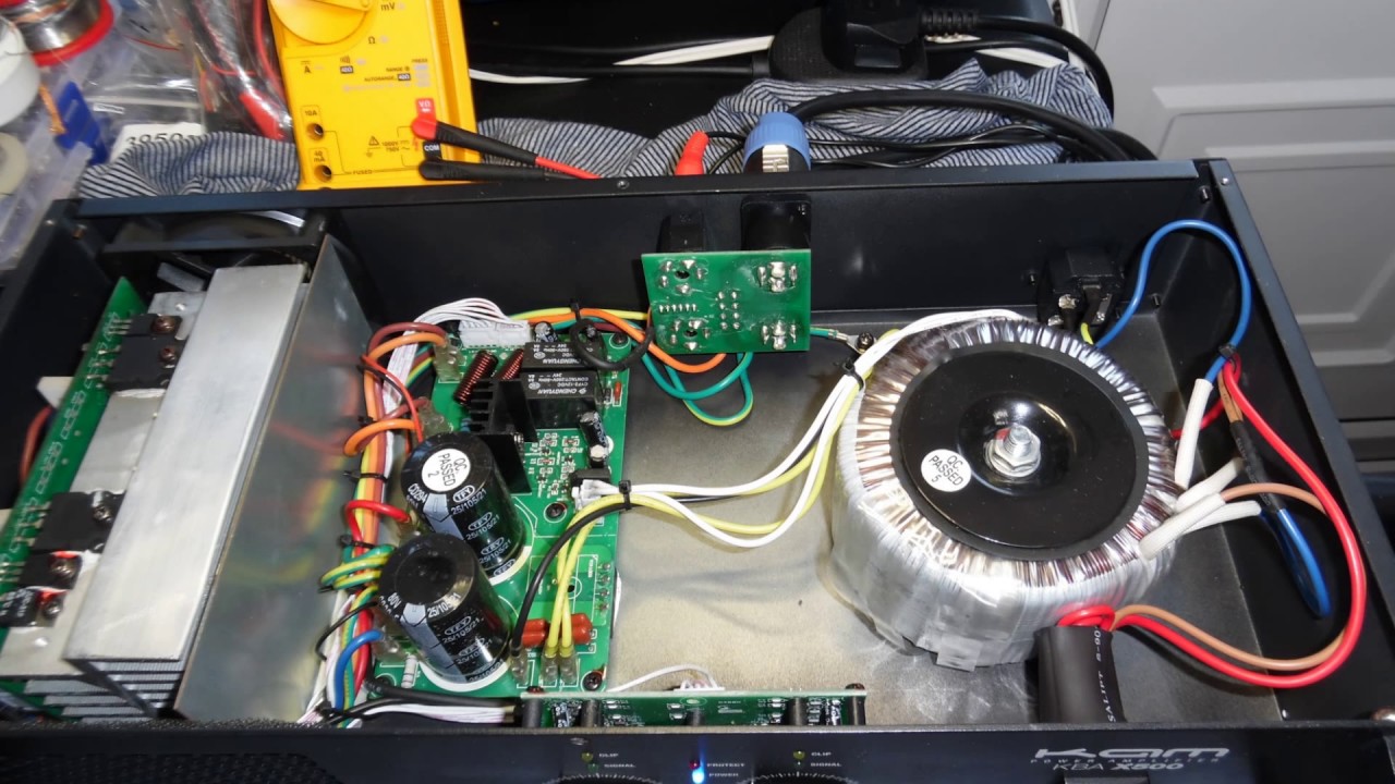 Kam KBA500 Power Amplifier Repair - YouTube
