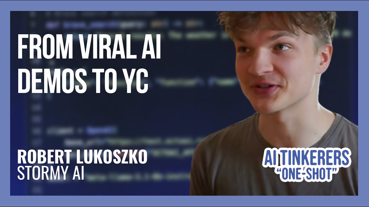 From Viral AI Demos to YC: Robert Lukoszko - YouTube