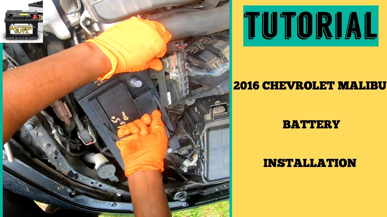 How to Install a 2016 Chevrolet Malibu Battery | Step by Step - YouTube