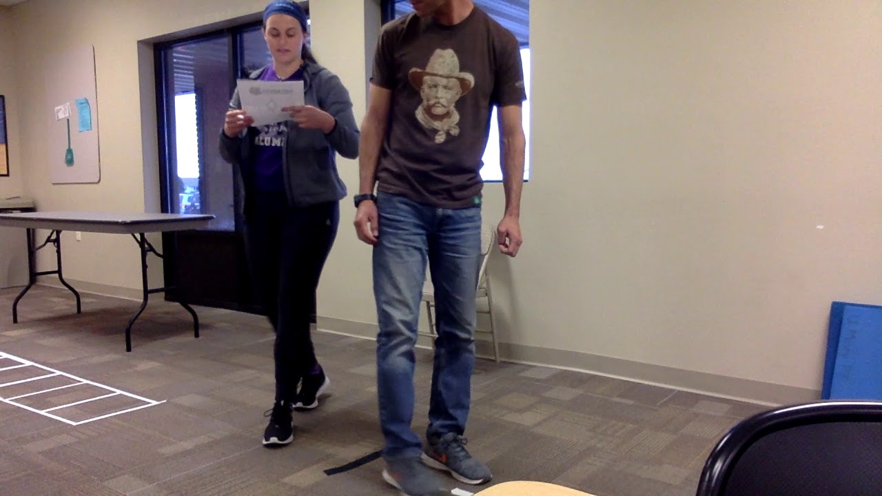 Bilateral and Unilateral Hop Test - YouTube