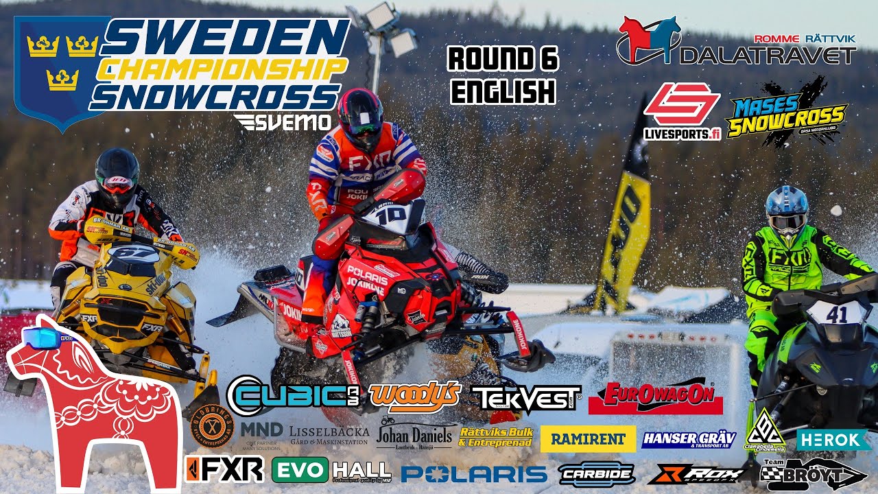 Sweden Championship Snowcross - Rättvik Saturday - 2025-02-15 - YouTube