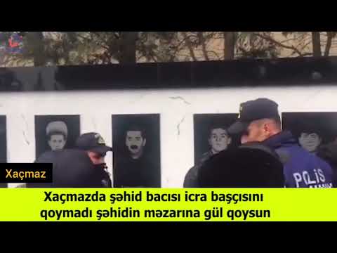 Xaçmazın Icra Başçısı Şəhidlər Xiyabanından Qovuldu – ŞOK VİDEO