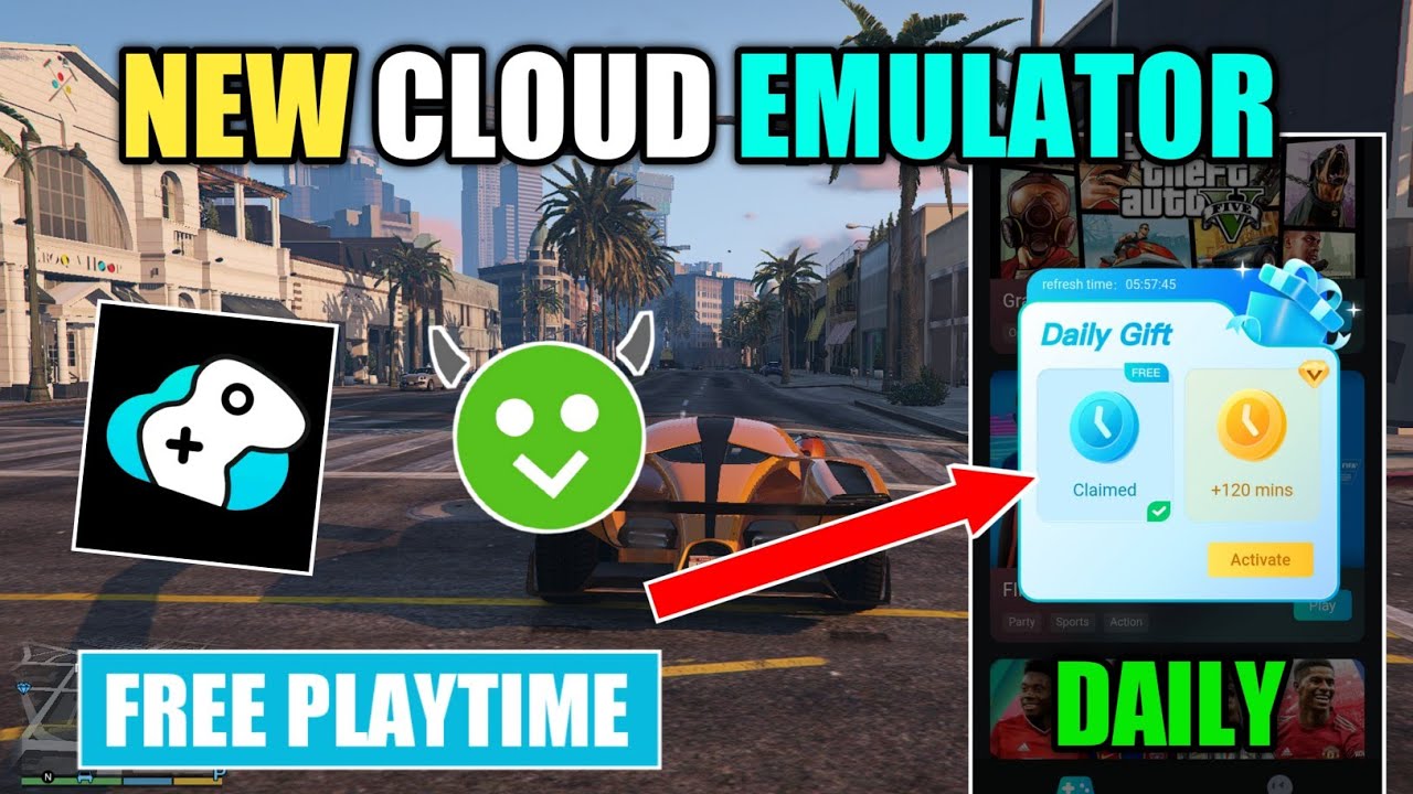 GTA 5 PLAY UNLIMITED TIME REALLY? || NEW CLOUD GAMING APP - YouTube