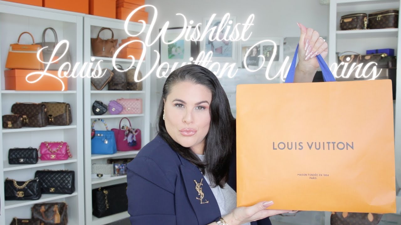 LOUIS VUITTON UNBOXING WISHLIST BAG!!!!! | Jerusha Couture - YouTube