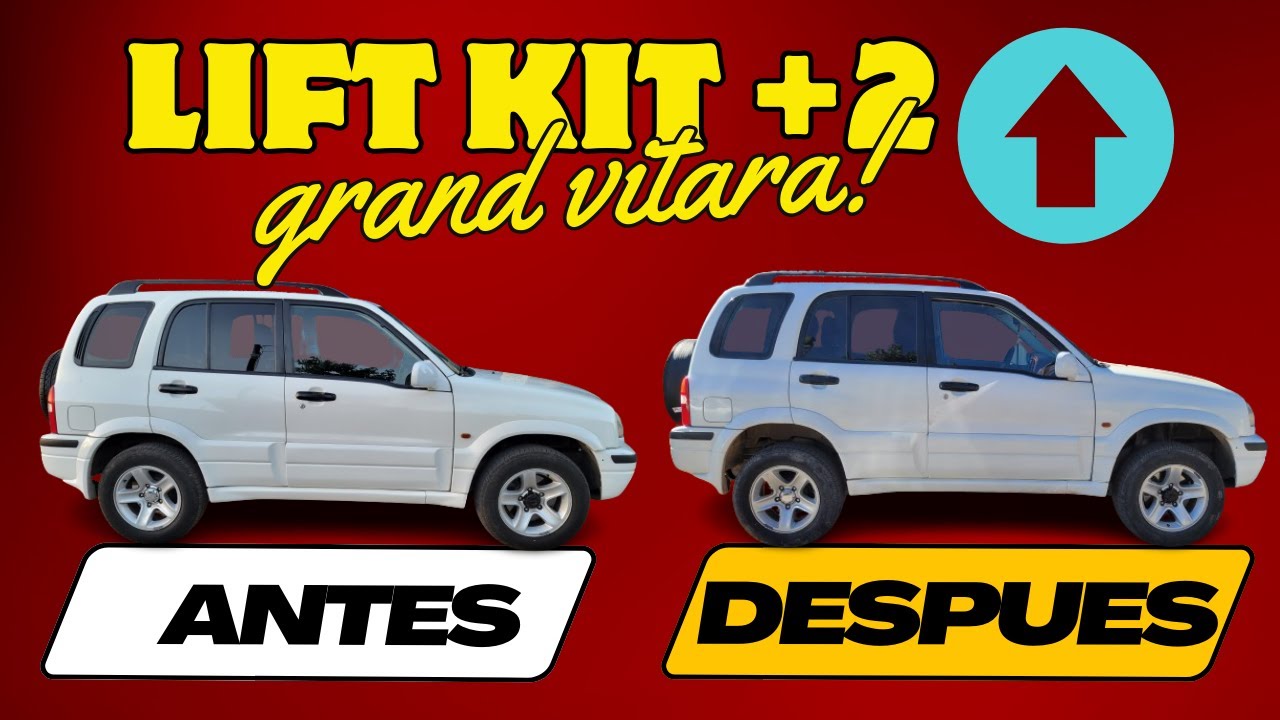 LIFT KIT 2" (LEVANTE) GRAND VITARA, NOMADE, TRAKER, PROCEED 😎👌 - YouTube