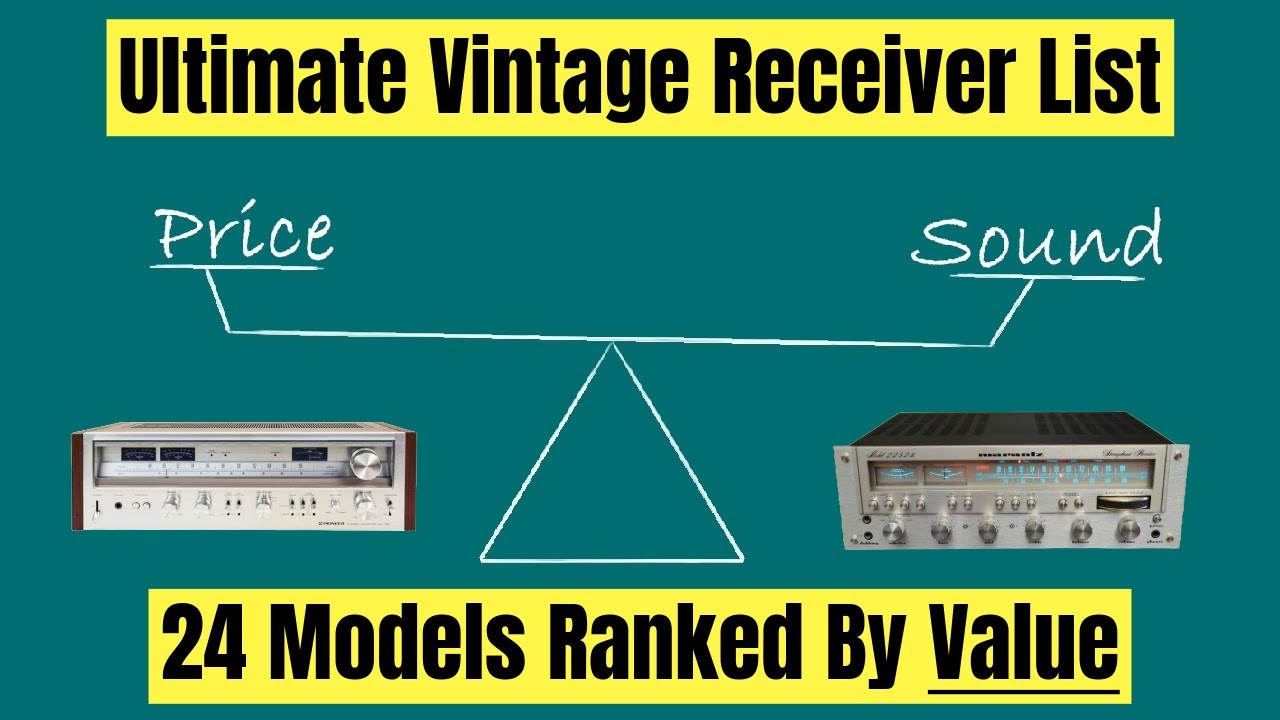 24 Vintage Stereo Receivers Ranked By Value - YouTube