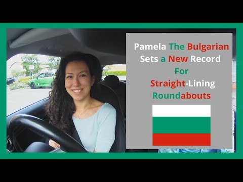 Pamela Takes Her First UK Mock Driving Test