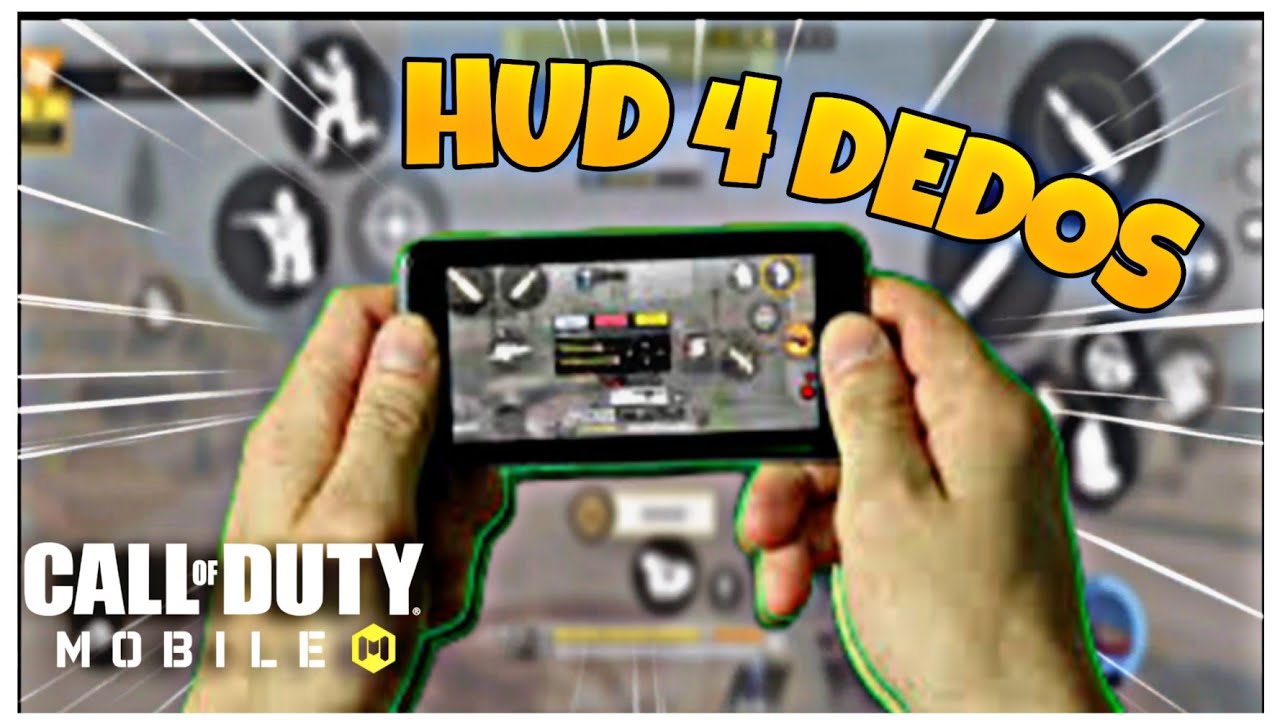 ⚡ CÓMO HACER el HUD a 4 DEDOS *MAS COMPLETO y FACIL de USAR* | Call of ...