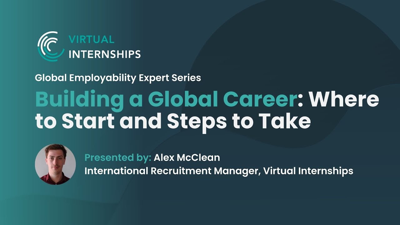 Building a Global Career: Where to Start and Steps to Take - YouTube