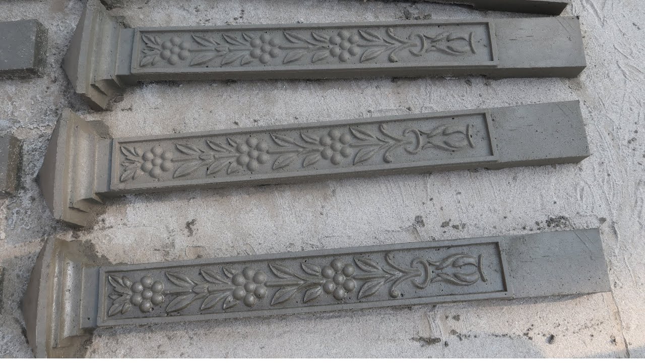 How to Make Stylish Concrete Railing || Modern Design Concrete Baluster ...