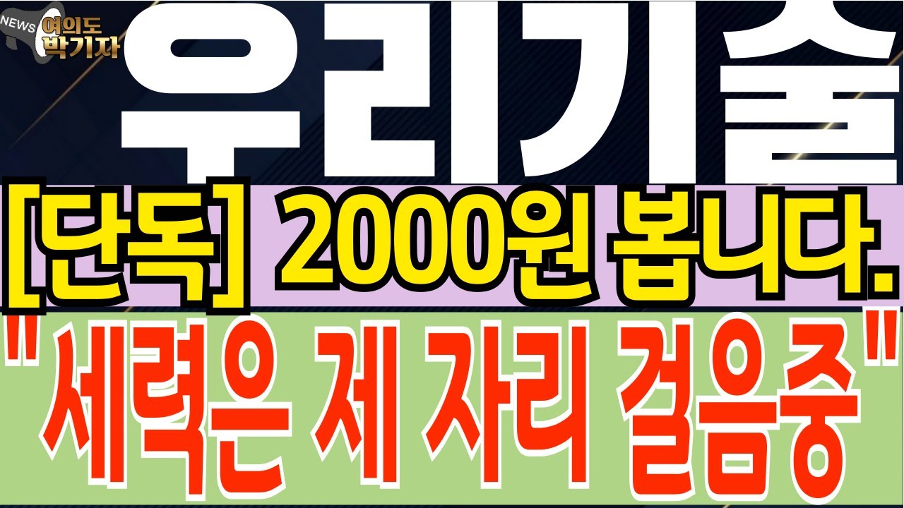 우리기술 우리기술 주가 전망 설마 세력들이 다 털고 나갔다 라고 생각 하시는 건 아니겠죠 우리기술주가전망 우리기술목표가