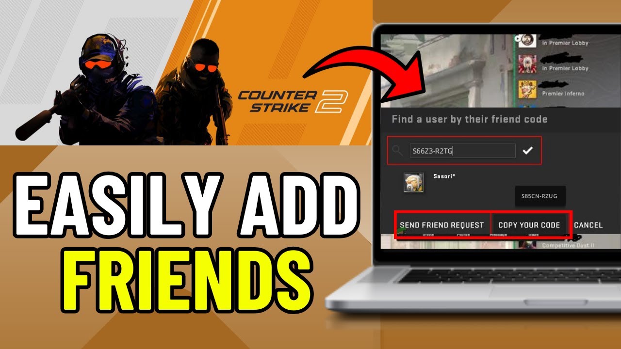How To Add Friends in CS2 (Quick & Simple) | Counter Strike 2 - YouTube