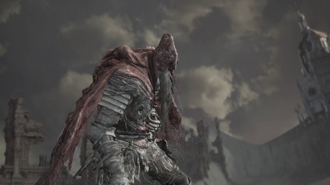 Dark Souls 3 The Ringed City: Slave Knight Gael NG++ (DLC) - YouTube