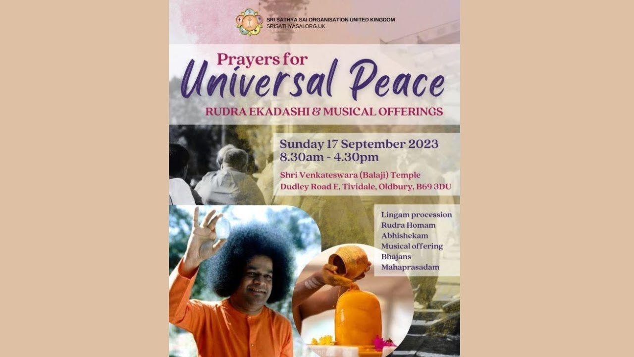 National Prayers for Universal Peace 2023 - YouTube