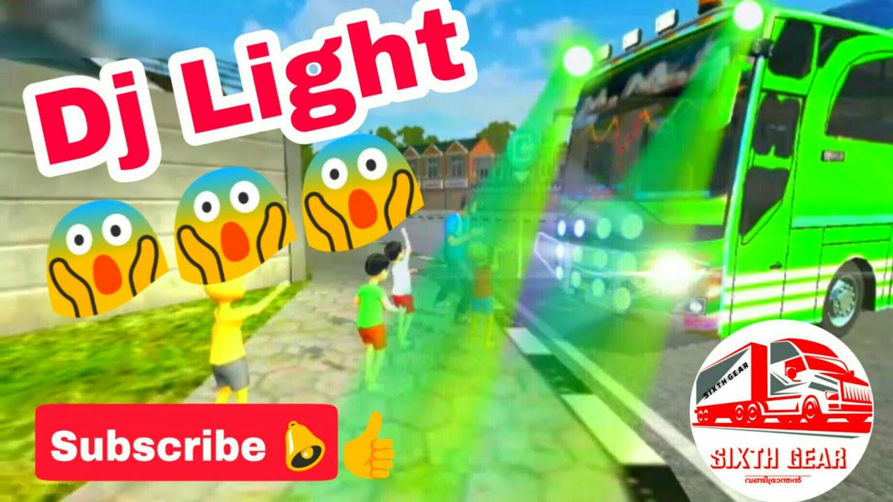 Dj Lights 😱😵😵Bus Simulator Indonesia - YouTube