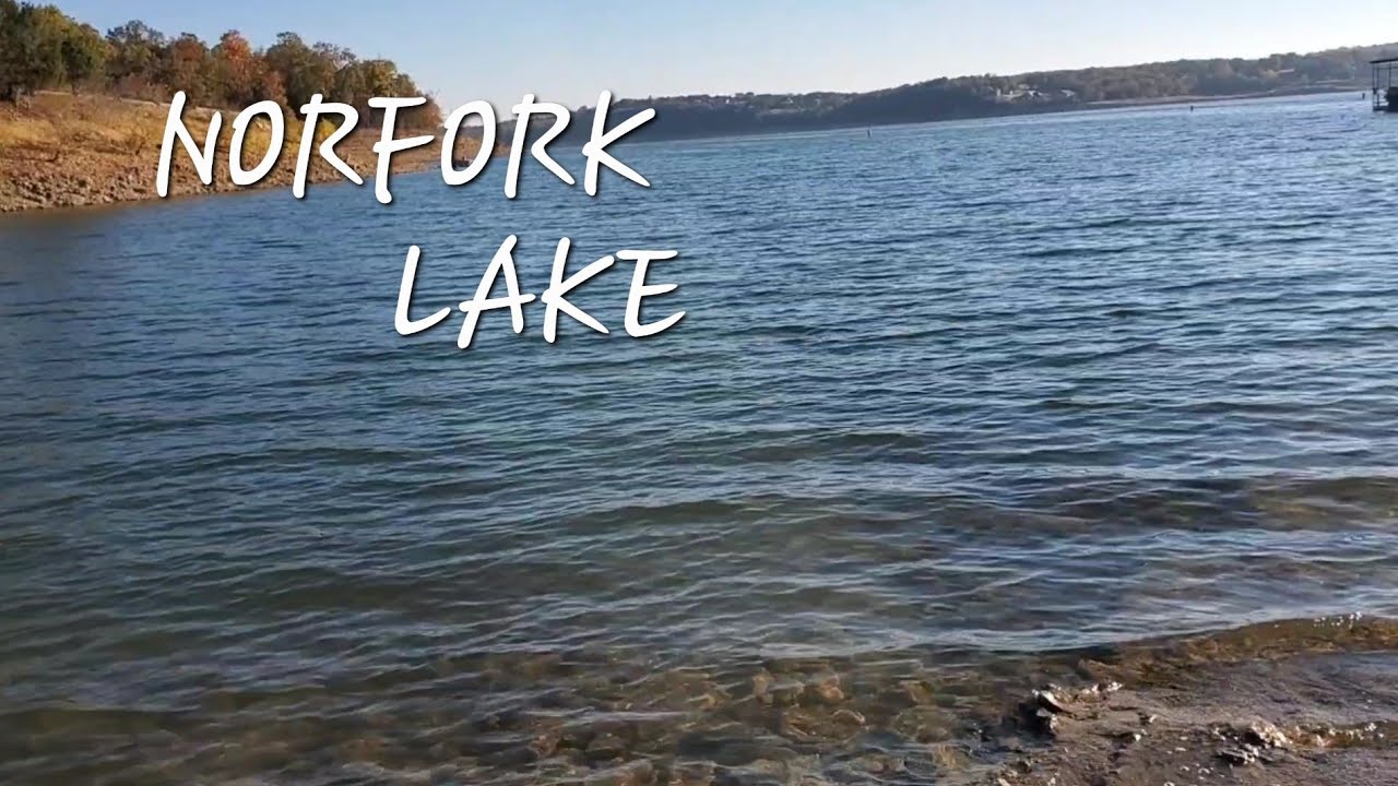 Driving Mountain Home, Norfork Lake, Arkansas, USA / Side of Norfork ...