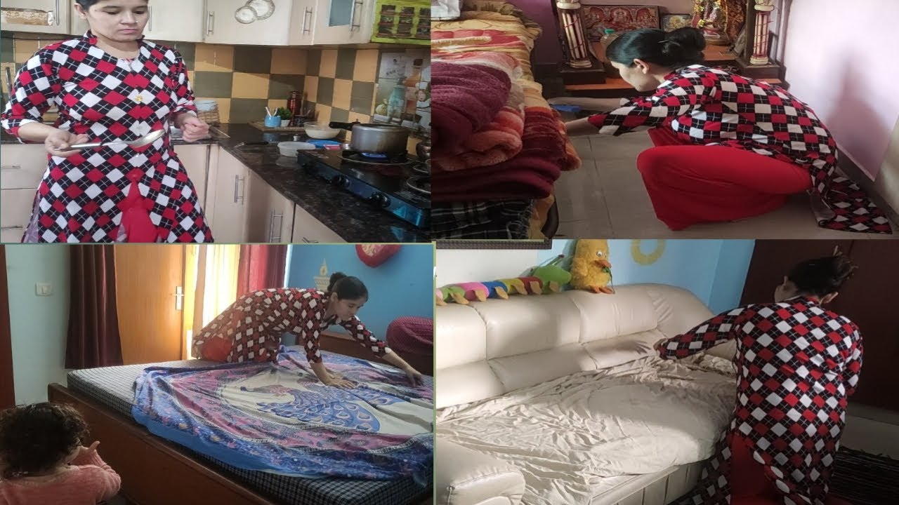 Indian housewife daily routine vlog // busy daily routine // Indian Mom ...