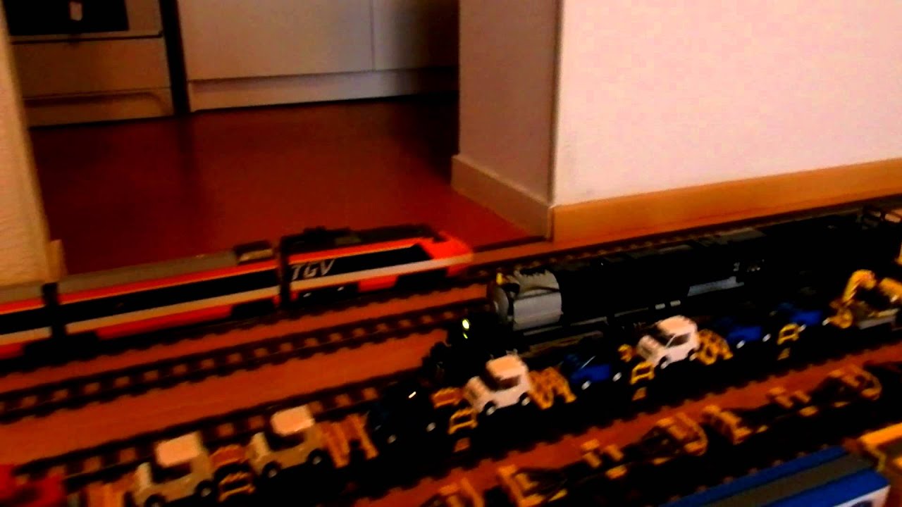 lego train 9v bigboy - YouTube