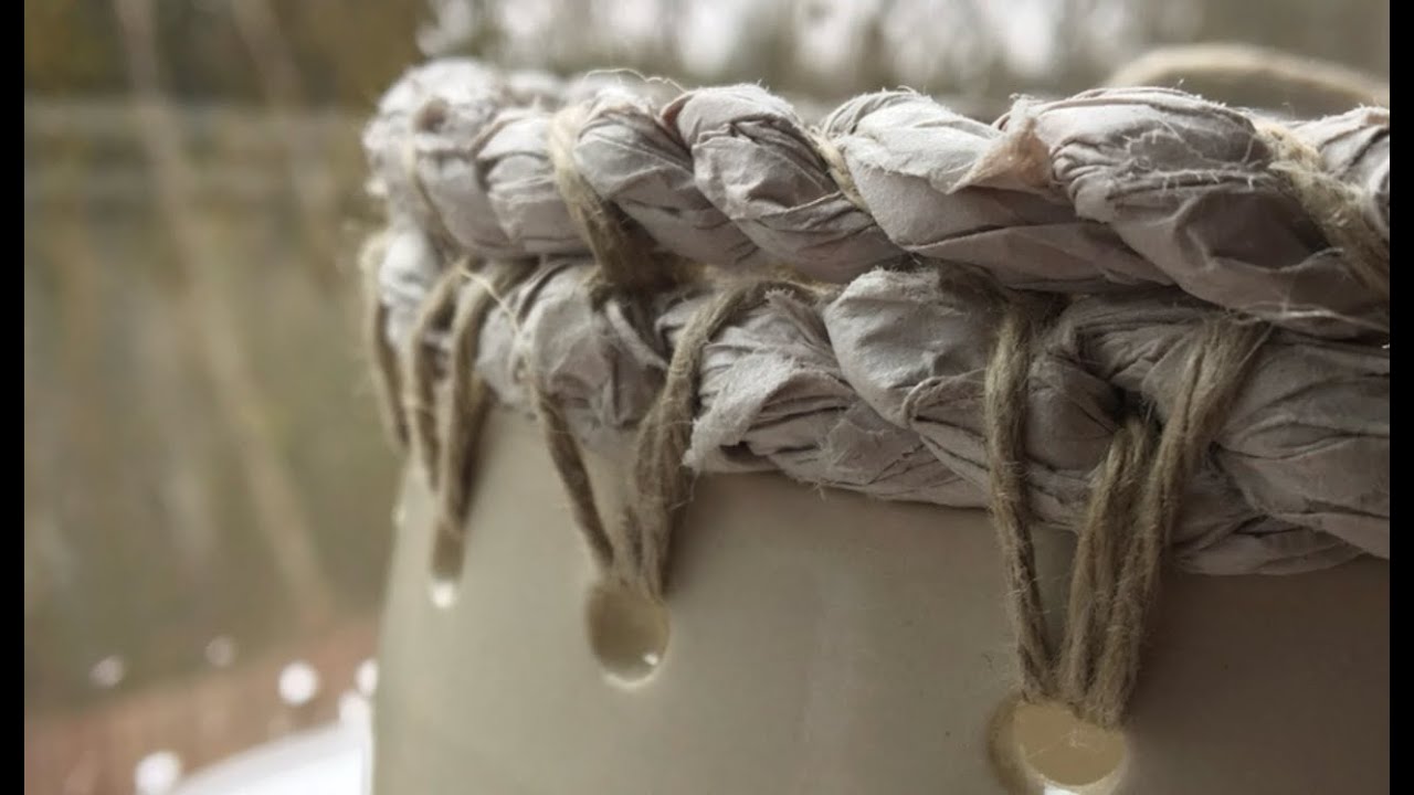 Making Cordage from Paper - YouTube