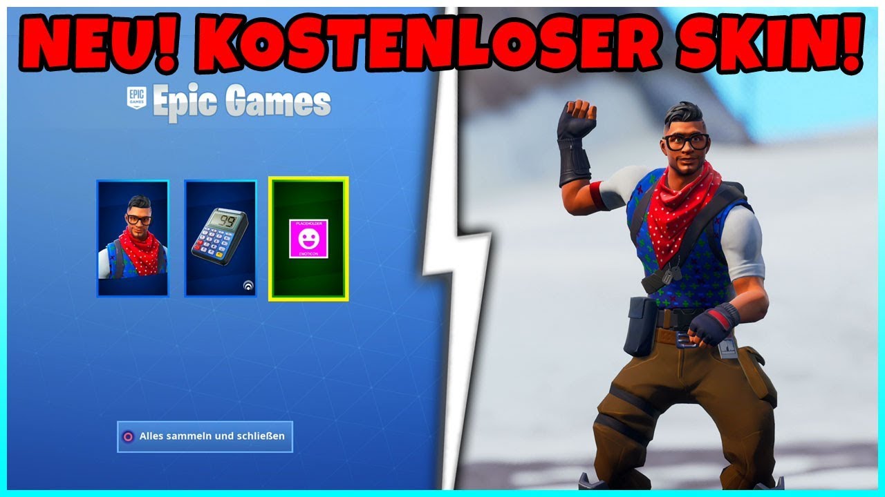 NEU! Kostenlosen Skin bekommen in Fortnite | Mathelehrer Skin mit ...