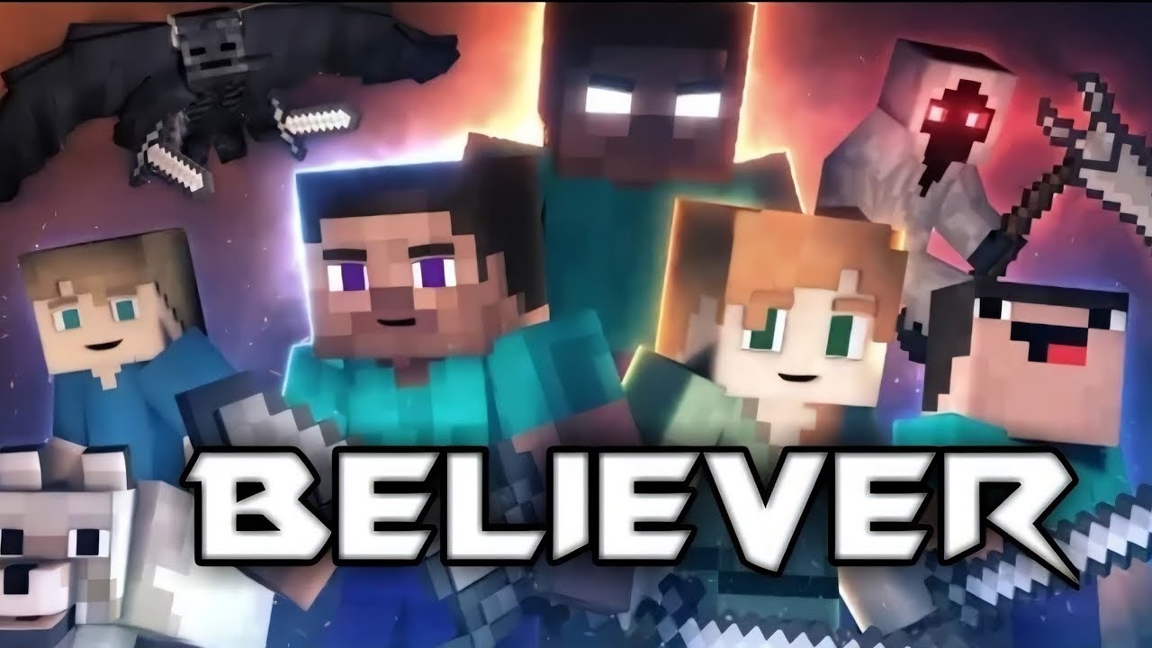 Minecraft X Believer song mincraft version | #minecraft | #trending ...