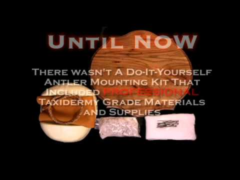 Antler Mounting Kits- Deer, Elk, Moose, Antelope. Whiskey Legends Do-It ...