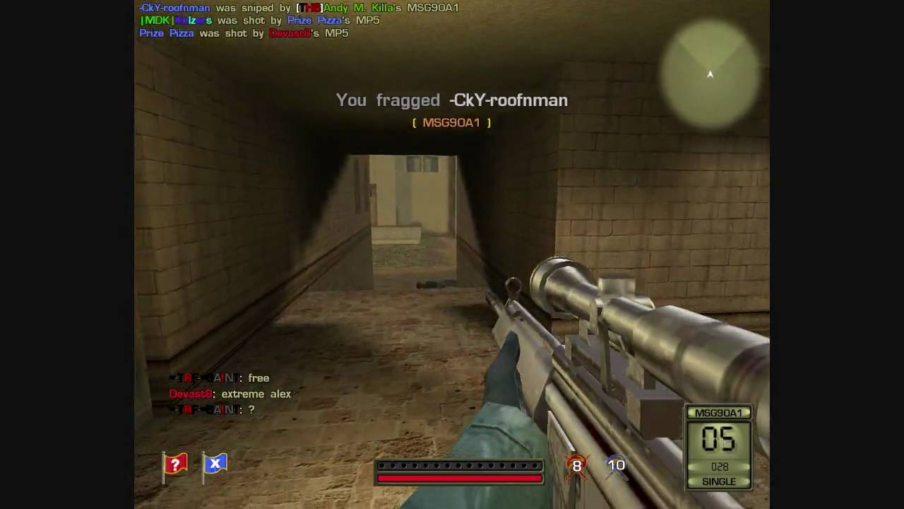 SOF2 Unscoped Sniping (part 3) - YouTube