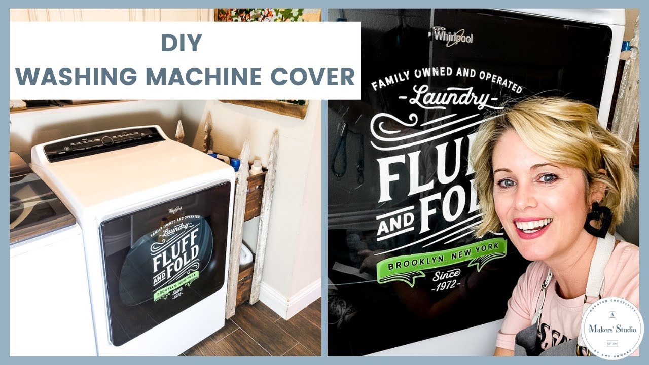 DIY Washing Machine Decorative Cover - YouTube
