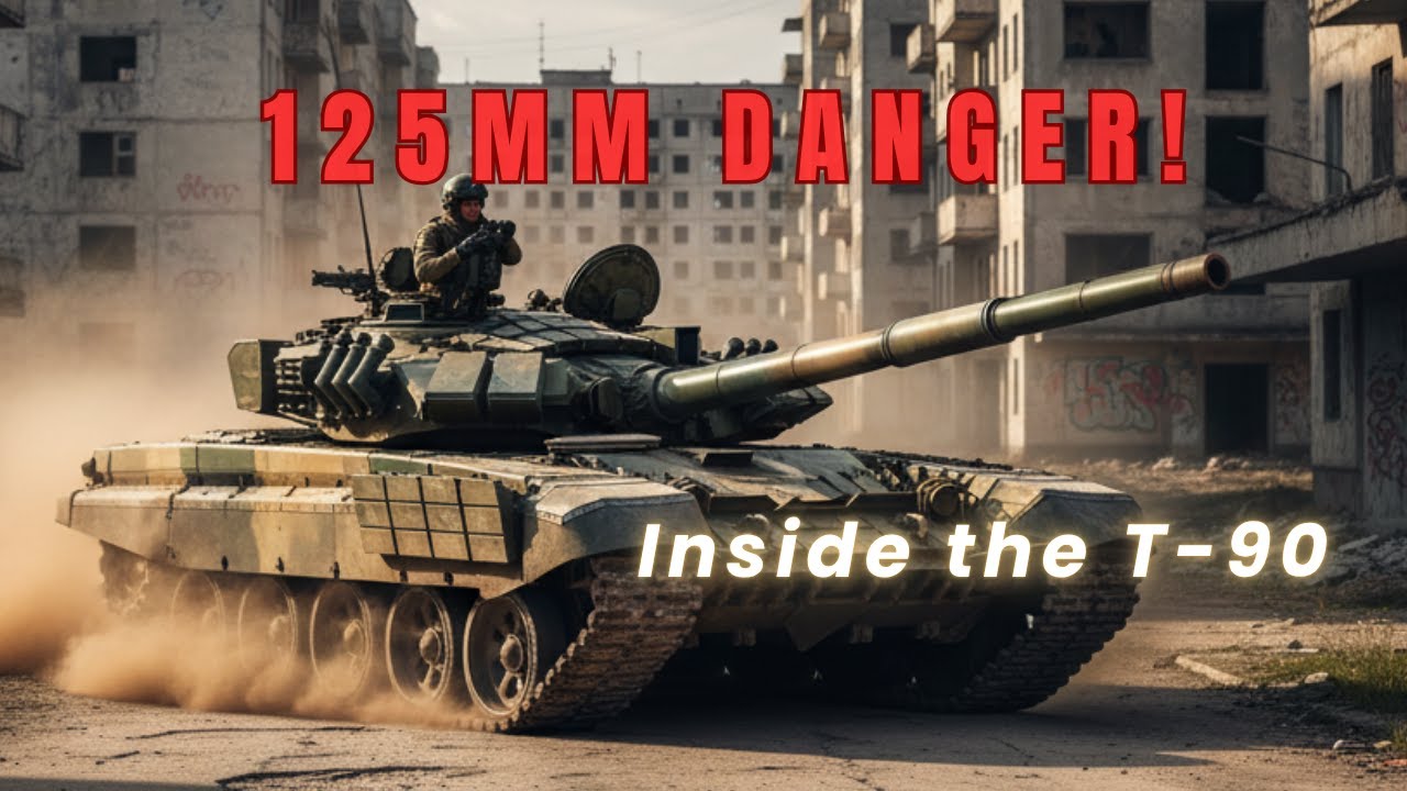 ⚡️ 125mm DANGER: Inside the T-90's Deadly Autoloader System - YouTube