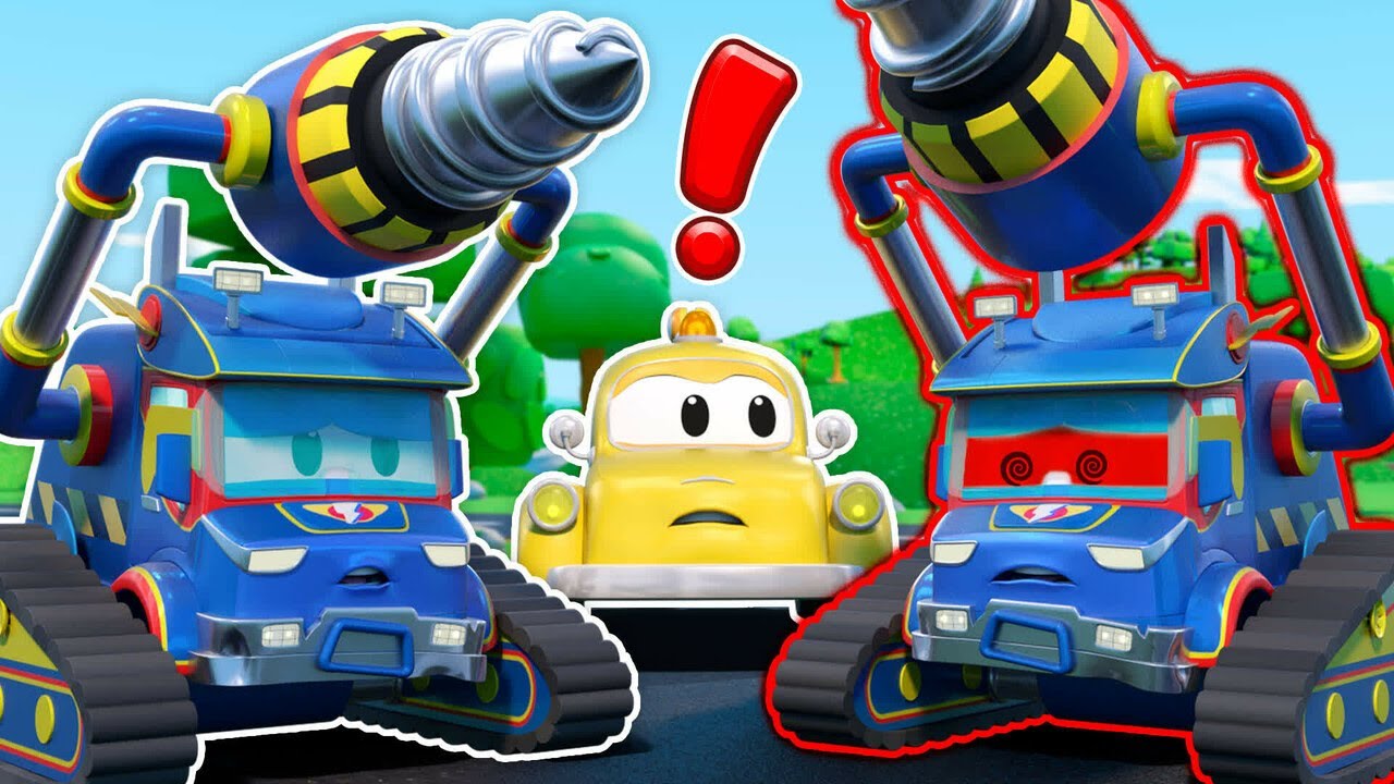 Help! 😱 EVIL SUPER DRILL TRUCK is making a mess | Car Repair | Cartoon ...