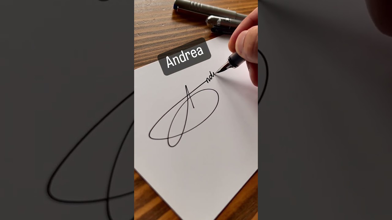 Signature Maker #andrea - YouTube