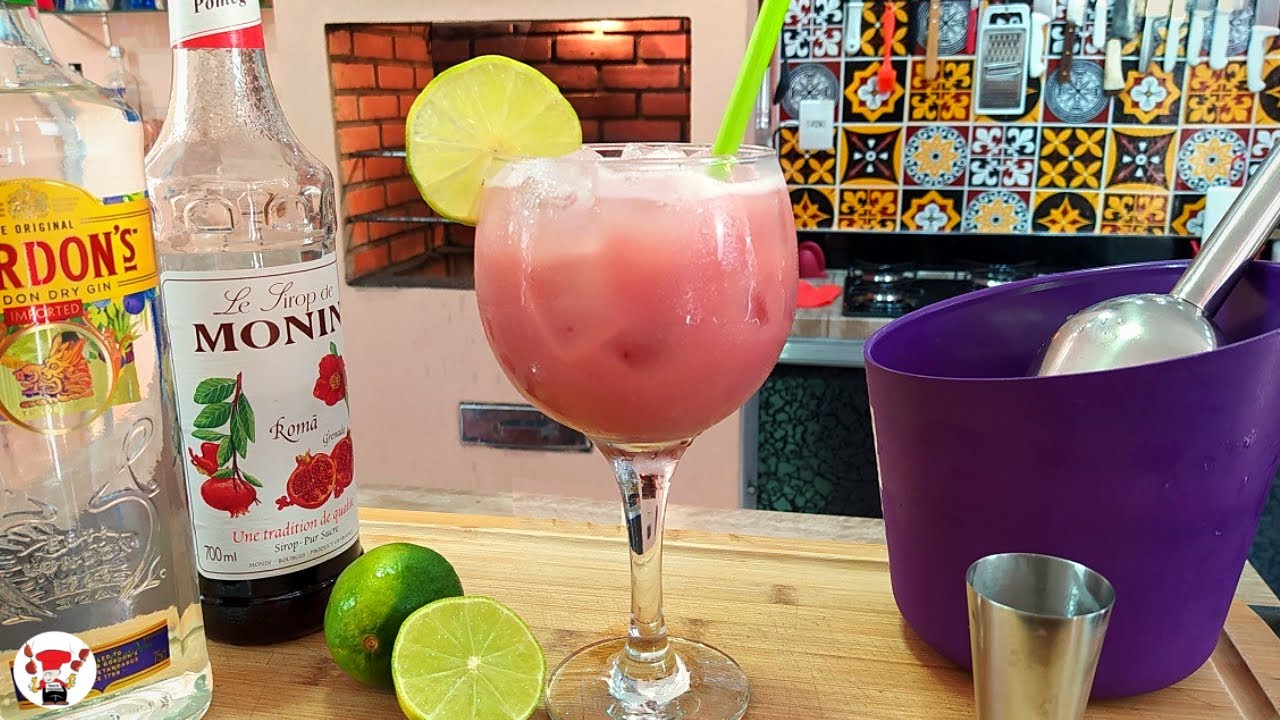 Como Fazer Pantera Cor de Rosa Drink com Gin Perfeito - YouTube