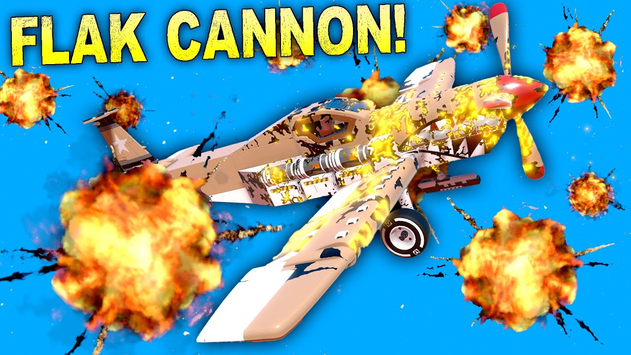 I Built a Giant Flak Cannon to Rule the Skies! - YouTube